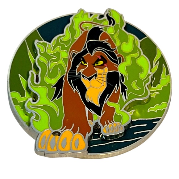 Disney | Jewelry | Fantasy Pin Disney Scar Walking Through Fire | Poshmark